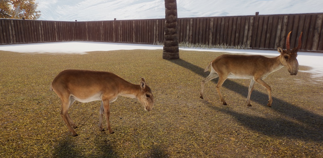 De Saiga in Planet Zoo